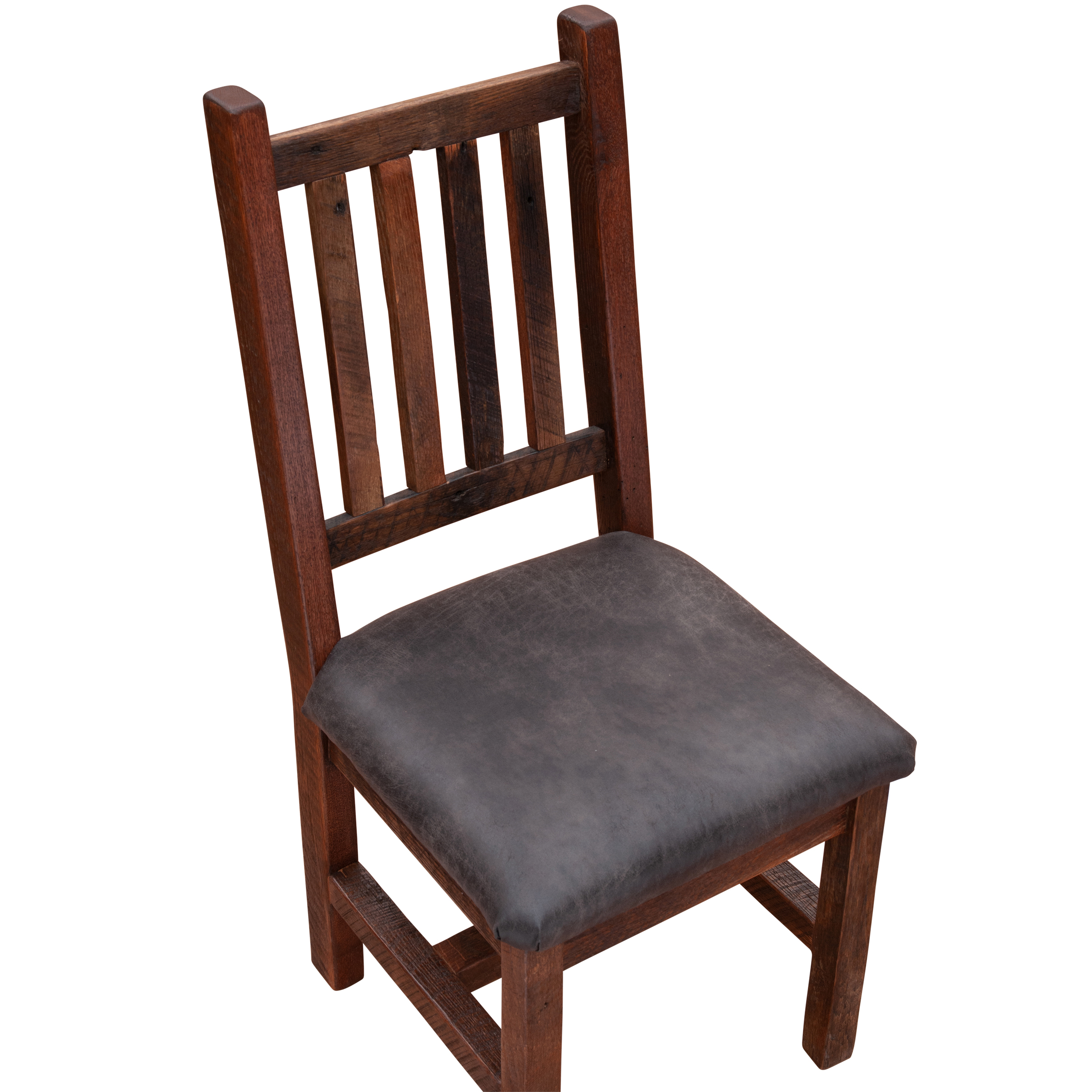 Barnwood Prairie Dining Side Chair - Upholstered Seat - Standard Fabric ...