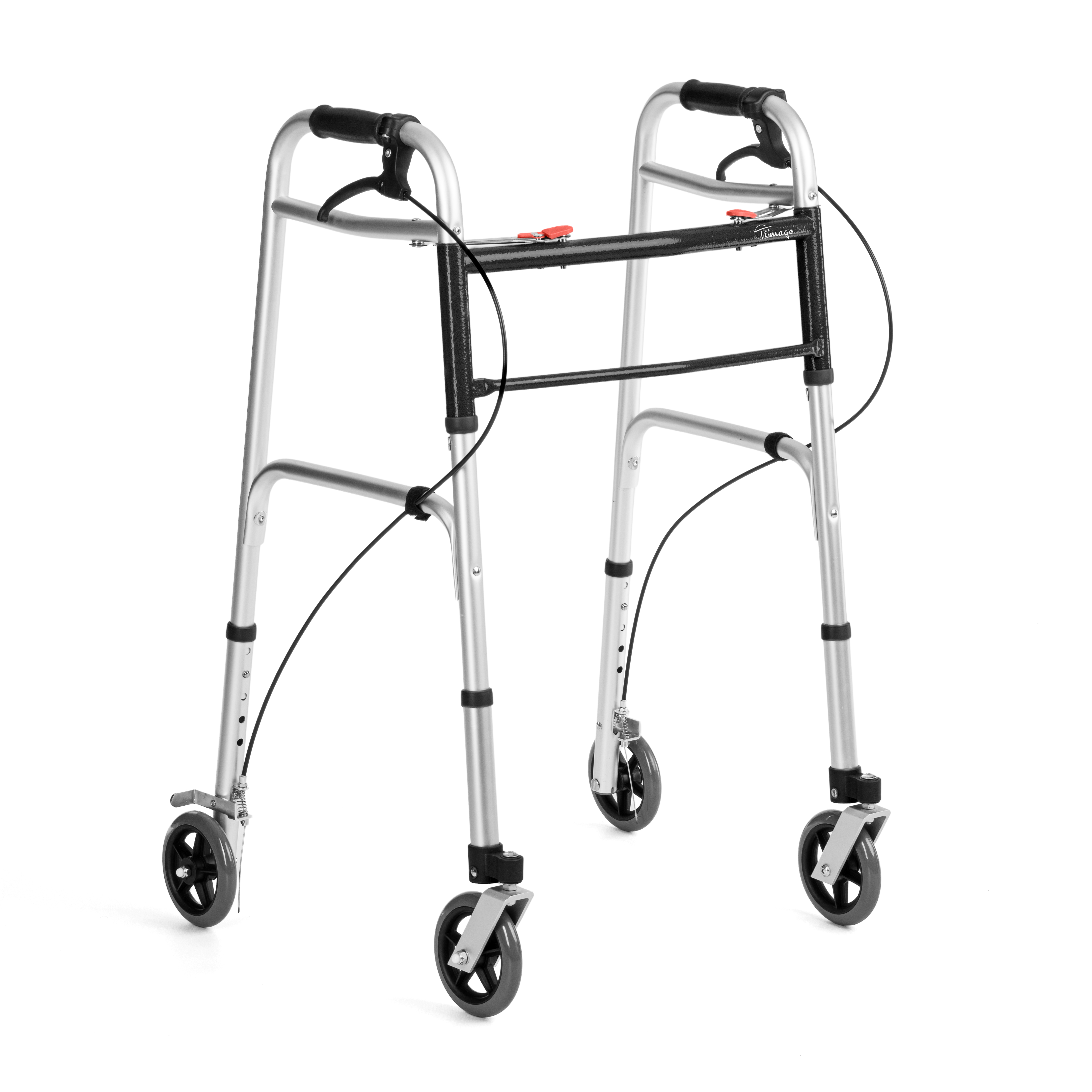 4-hjulig rollator med bromsar - JMC-C 3224 - Swemed