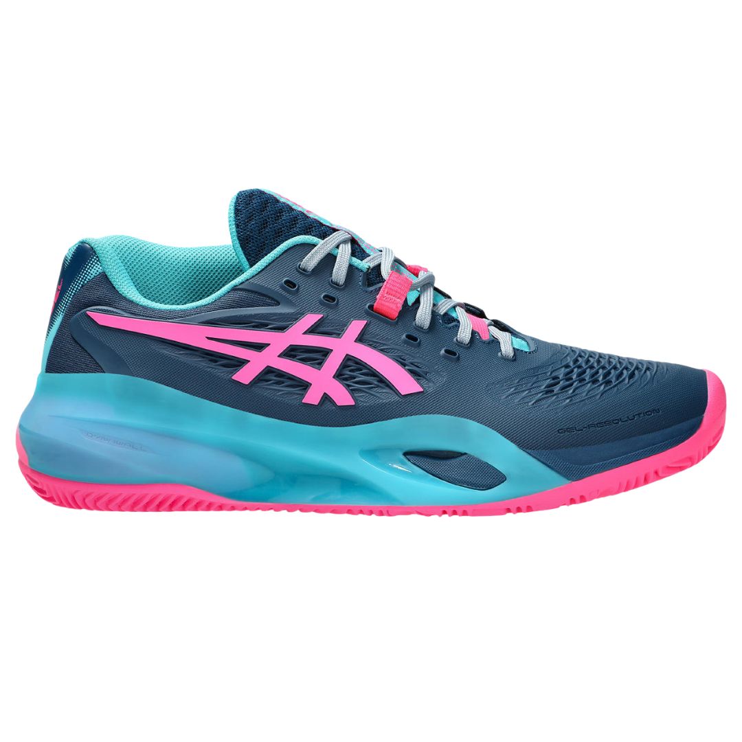 Asics Gel-Resolution X Padel Mako Blue/Hot Pink • Se pris hos Sports Bay