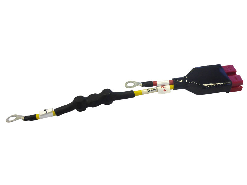 Battery Harness, 70AMP, 1 Plug, Flush Terminals, Quickie, to suit ...