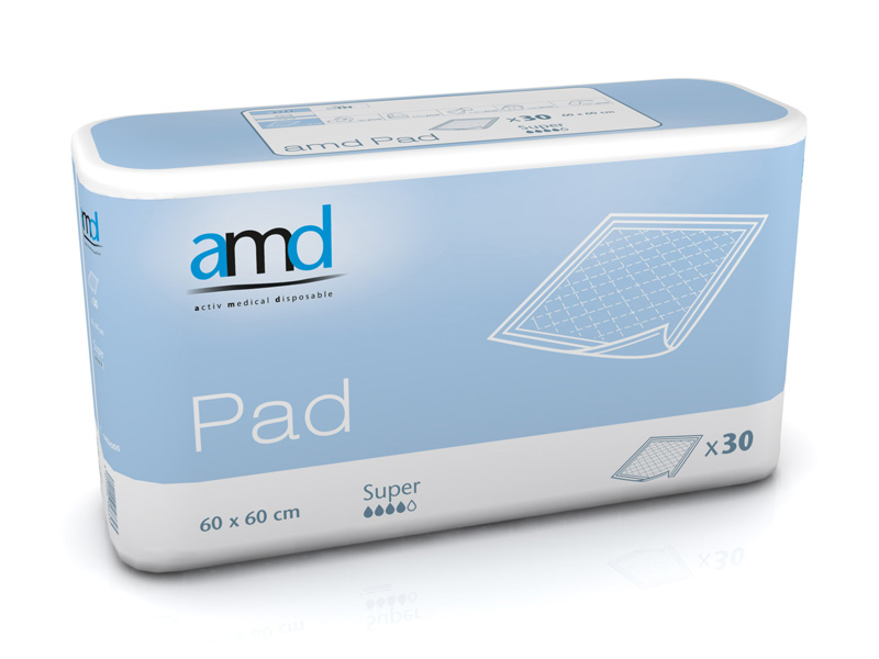 AMD Bed Pad, Super Absorbency, 600x600mm