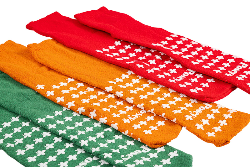 Fall Management Socks, Posey, Large, Green | Unicare