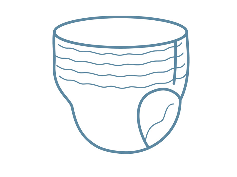 AMD Pull Up Pants, Maxi Absorbency, Large