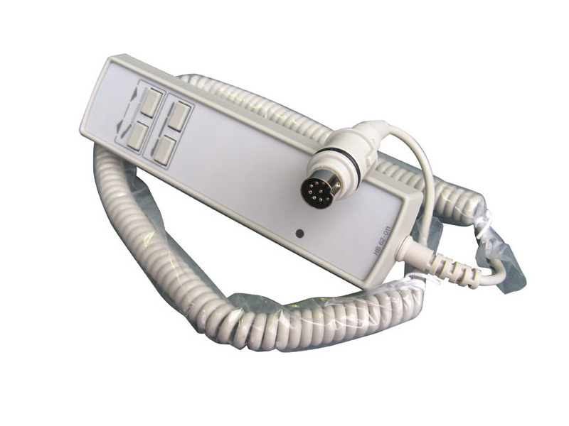 Handset, 4 Button, Grey, 8 Pin DIN (Round) Plug, Linak HB60