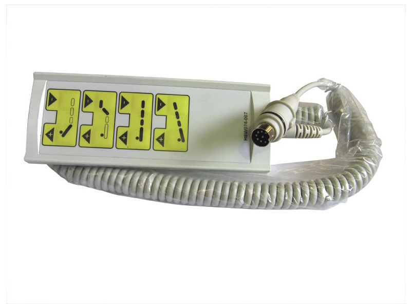 Handset, 8 Button, Grey, 8 Pin DIN (Round) Plug, Linak HB80