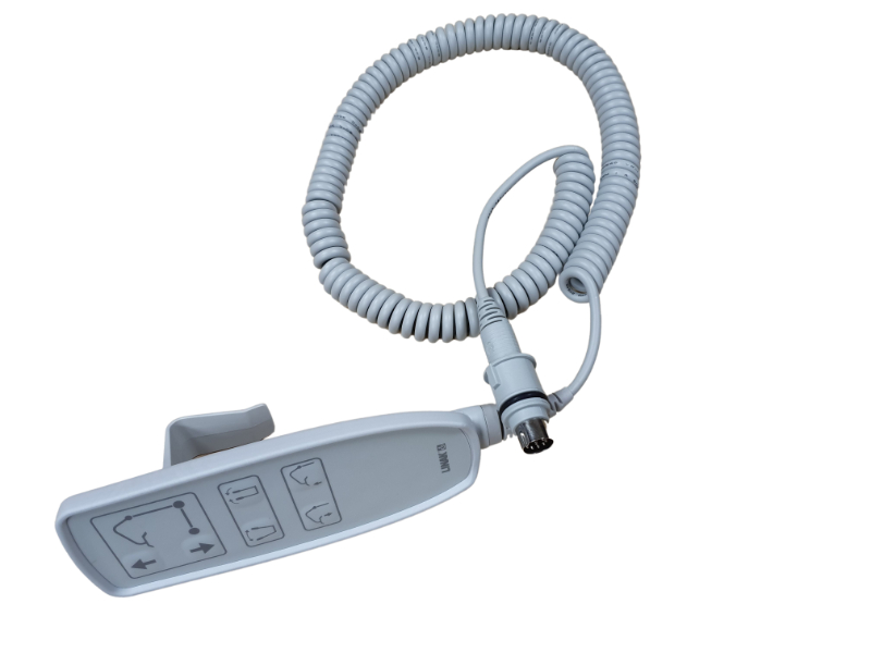 Handset, 6 Button, Grey, 8 Pin DIN (Round) Plug, Linak HB80, to suit ...