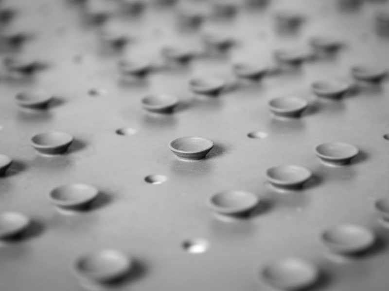 Ansa Shower Mat, 540 x 540mm, Grey - Anti-Slip