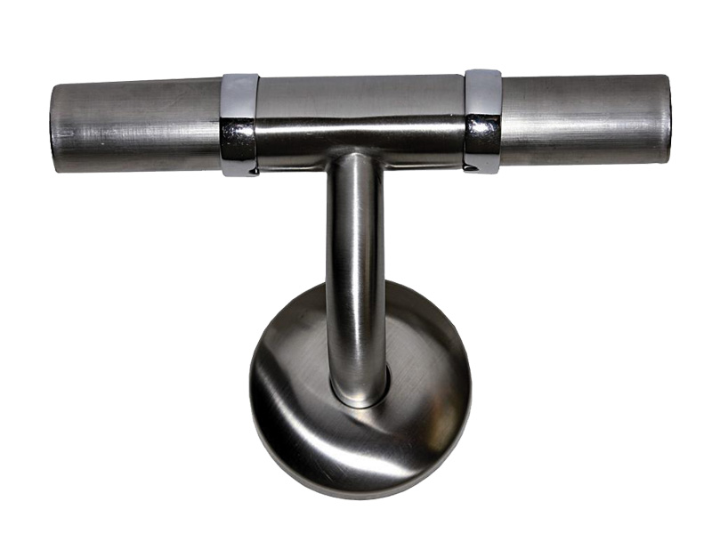 Stainless Steel Grab Rail - Straight Intermediate Support