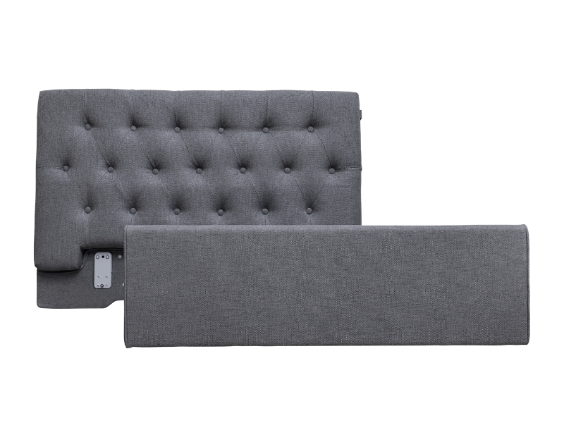 Head & Foot Board Set, Single, 900mm, Slate, Xcel 3 Beds
