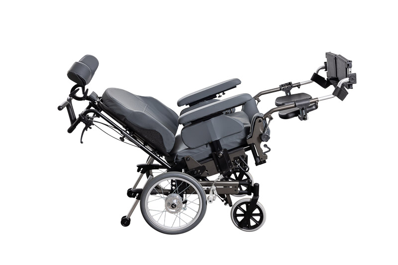 Wheelchair, Relax, Transit, Tilt & Recline, with Drum Brake, 460mm