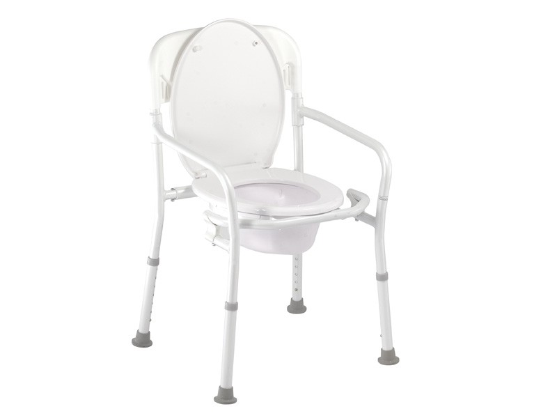 Over Toilet Frame, Folding, with Backrest