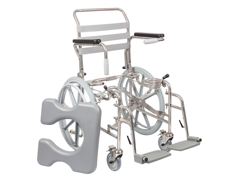 Juvo Shower Commode - Self Propelled, Folding, 510mm