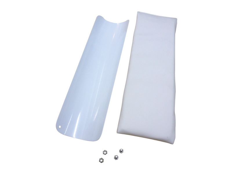 Arm Trough, Padded, Plastic, White, Kcare, to suit Shower Commode