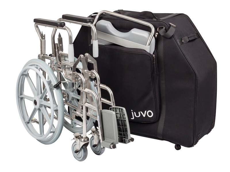 Juvo Shower Commode - Self Propelled, Folding, 510mm