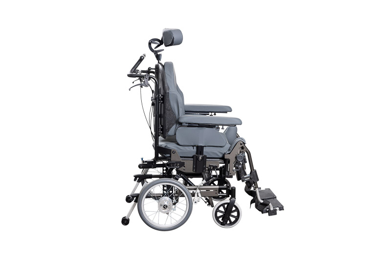Wheelchair, Relax, Transit, Tilt & Recline, with Drum Brake, 410mm