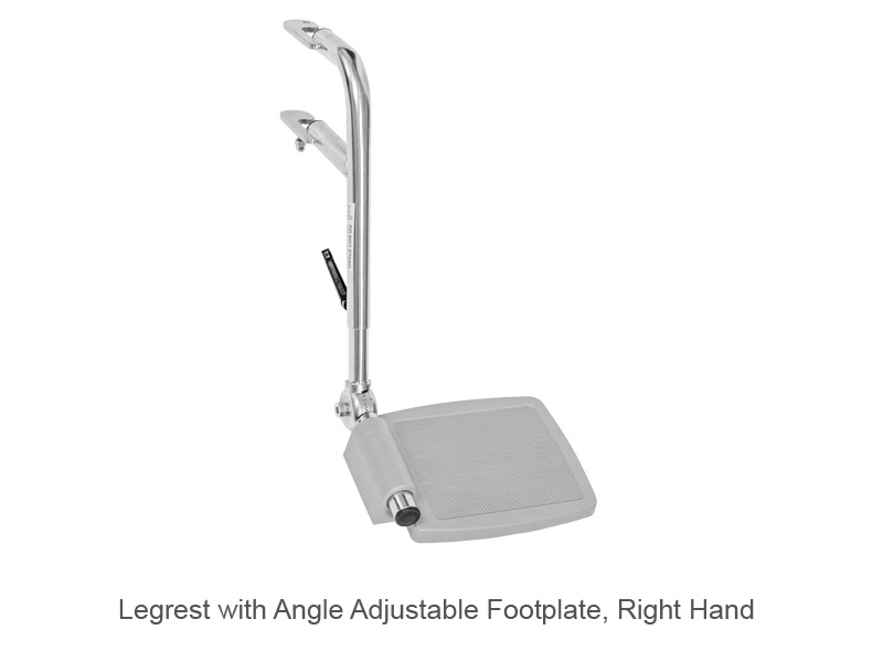 Shower Commode Accessories, Angle Adjustable Footplate, with
