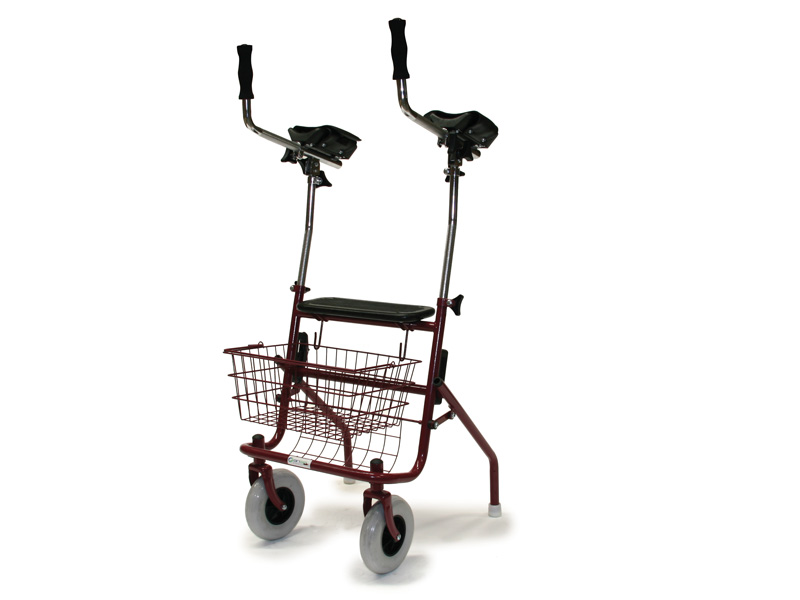 Forearm Walker, Unilite, with Wheels & Gliders (Max User Weight 125kg)