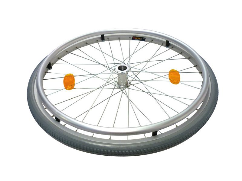 Ansa 24" Rear Wheel, Right Hand, Solid Tyre