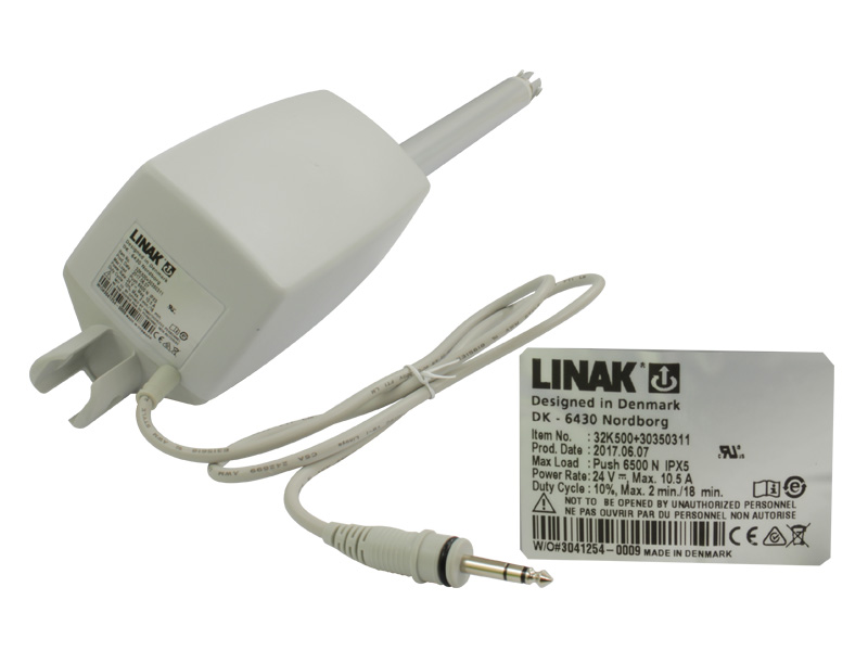 Linear Actuator, 350mm (14in.), Grey, Single Pin Mono Plug, Linak LA32 ...