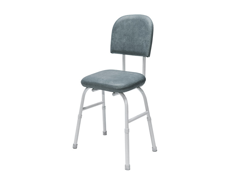Ansa Perching Stool - Slate, Adjustable, Padded Seat