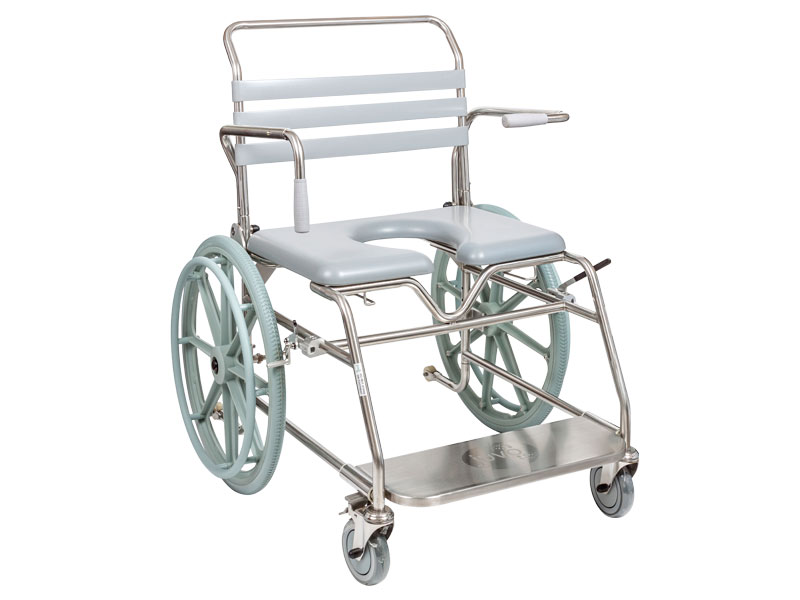 Shower Commode, Self Propelled, Sliding Footplate, 610mm, Juvo, Xtra Care