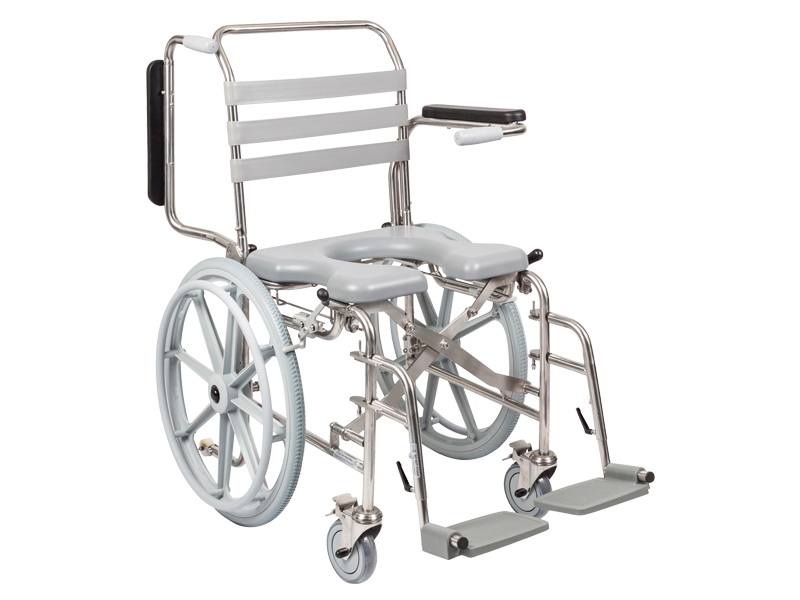 Juvo Shower Commode - Self Propelled, Folding, 460mm