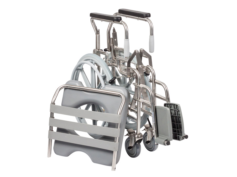 Juvo Shower Commode - Self Propelled, Folding, 460mm