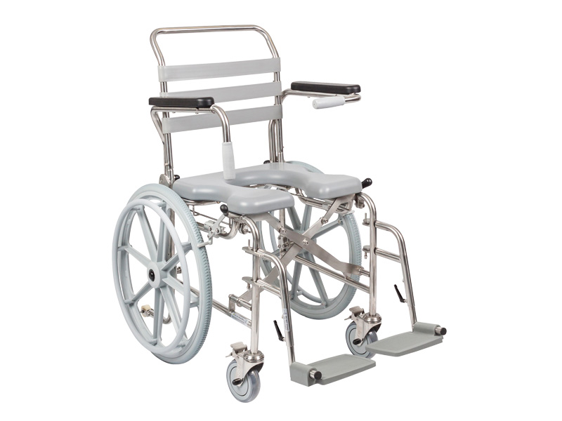 Juvo Shower Commode - Self Propelled, Folding, 460mm