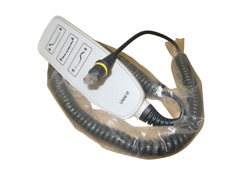 Handset, 6 Button, Grey, 10 Pin Modular (Flat) Plug, Linak HB80