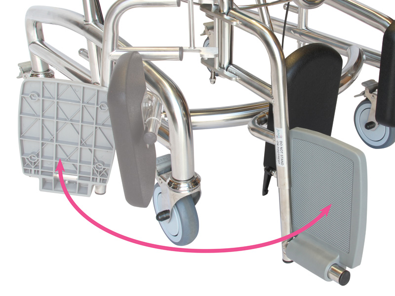 Juvo Shower Commode | Height Adjustable | 410mm Seat