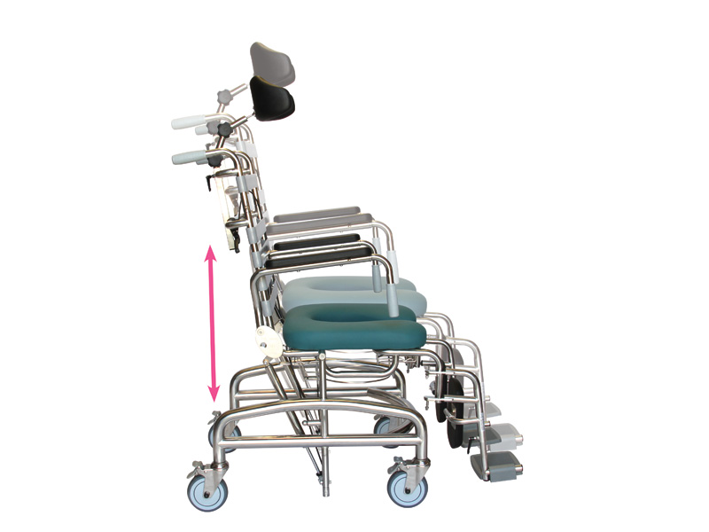 Juvo Shower Commode | Height Adjustable | 410mm Seat