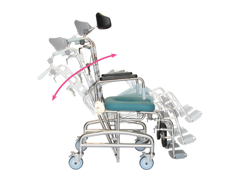 Juvo Shower Commode | Height Adjustable | 410mm Seat