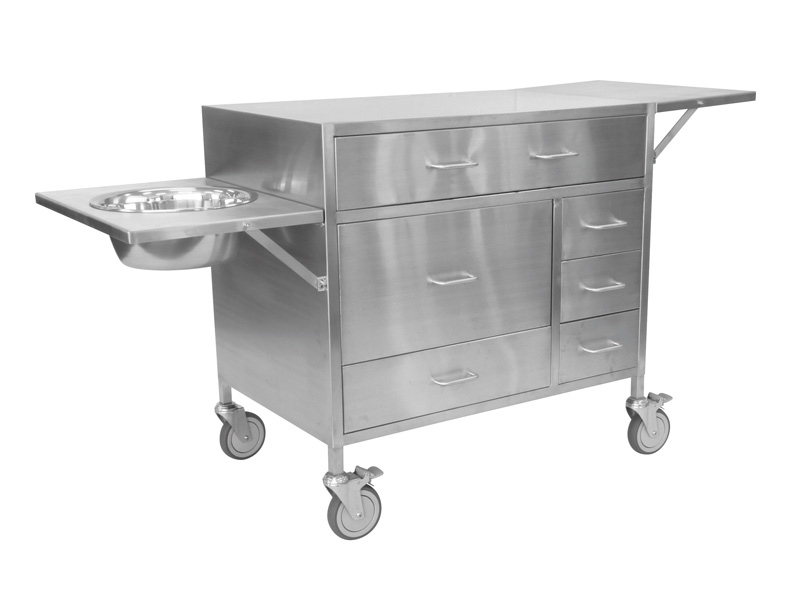 Plaster Trolley, 6 Drawer, Stainless Steel, 900 x 600 x 900mm, with ...