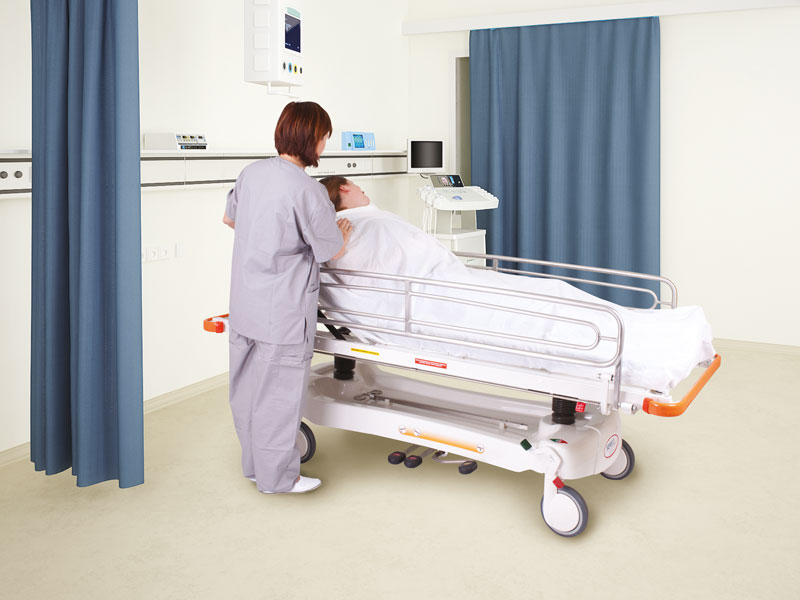 Patient Trolley, Electric Hi-Lo, Backrest, Kneebreak & Trendelenburg ...