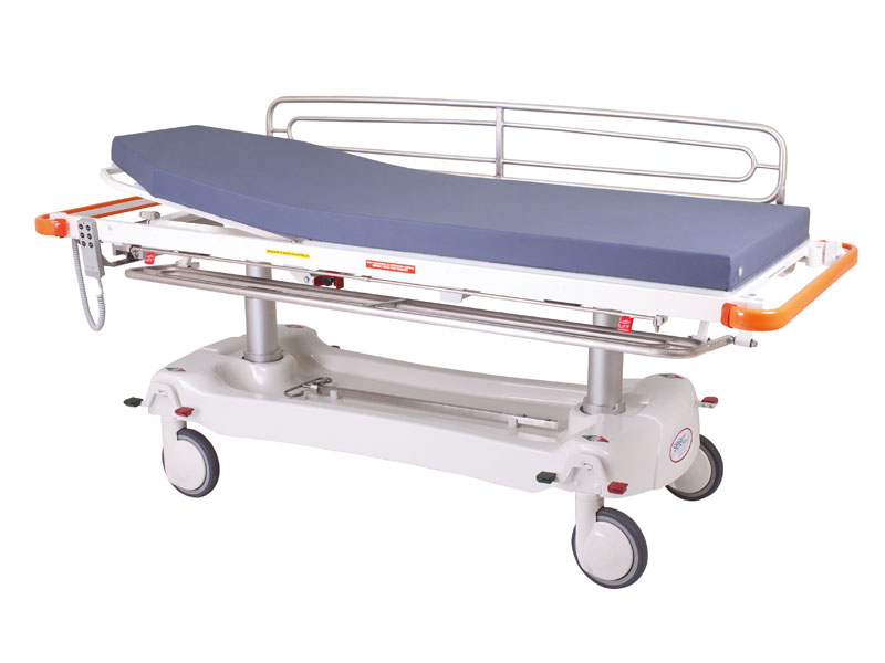 Patient Trolley, Electric Hi-Lo, Backrest, Kneebreak & Trendelenburg ...
