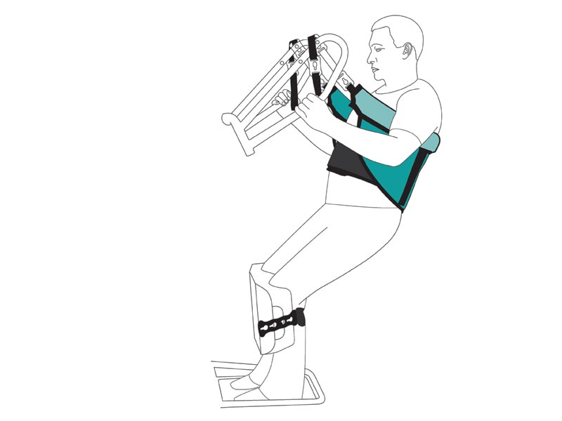 Sling, Stand-Up, Universal Loop Attach, with Buckle Belt, Large