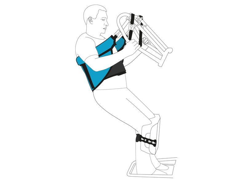 Sling, Stand-Up, Universal Keyhole Clip, with Buckle Belt, Large