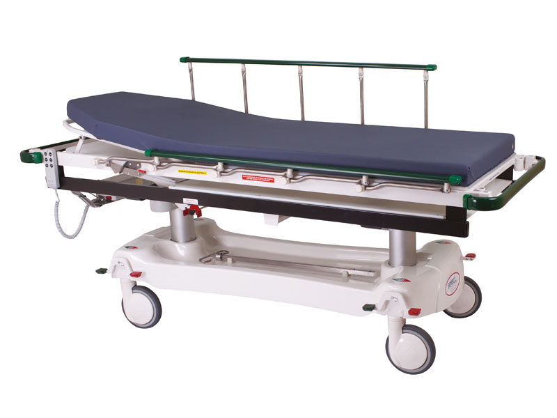 Patient Trolley, Electric Hi-Lo, Backrest, Kneebreak & Trendelenburg ...