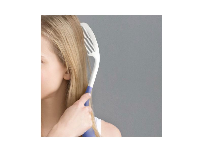 Ansa Long-Handled Comb | Easy Reach, Anti-Slip