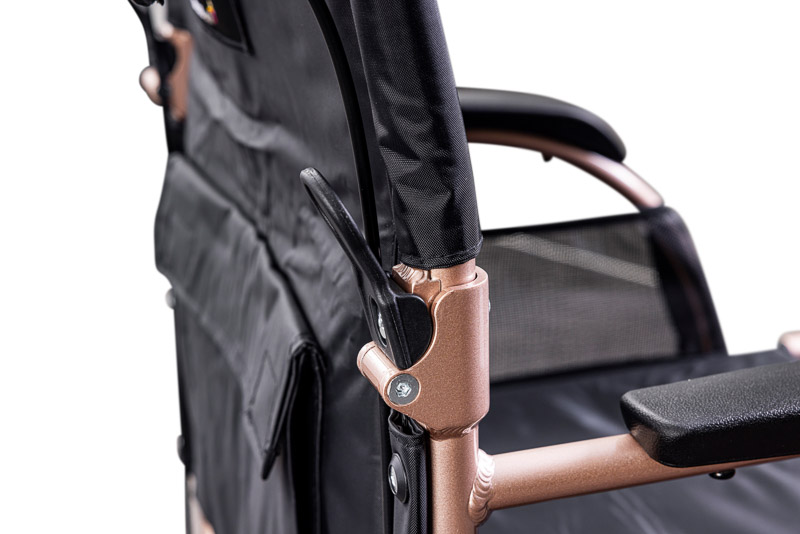 Wheelchair, Transit, Ultralight, 510mm, Rose Gold, Unicare Aura