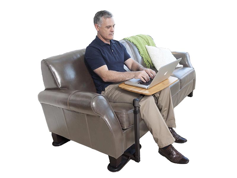 Swivel Over Chair Table | Bamboo Top | Ansa