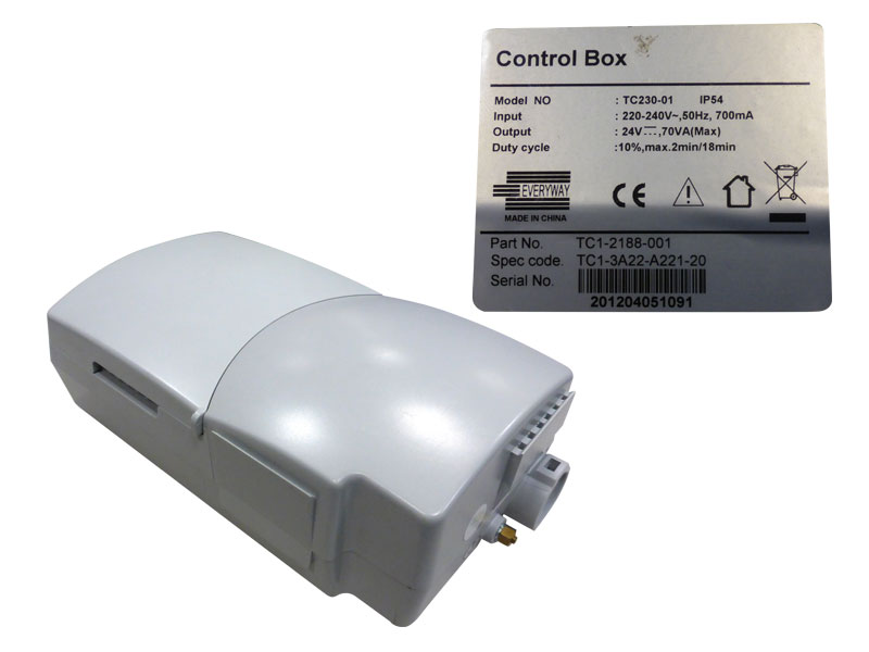 Control Box, Grey, Fortress, to suit Treatment Table