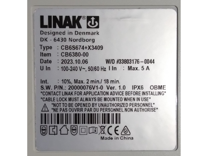 Linak CB6 Control Box for 4Healthcare Beds