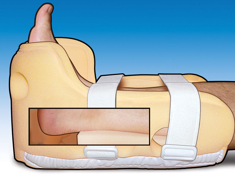 Heel Boot, Foam, Smooth, Standard, Heelift, Suspension