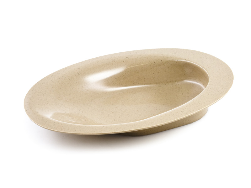 Plate, Manoy, Contoured, Large