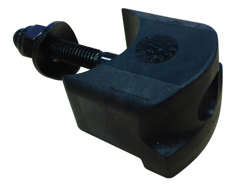 Legrest Latch Block, Pair, Basix, Plastic, Black