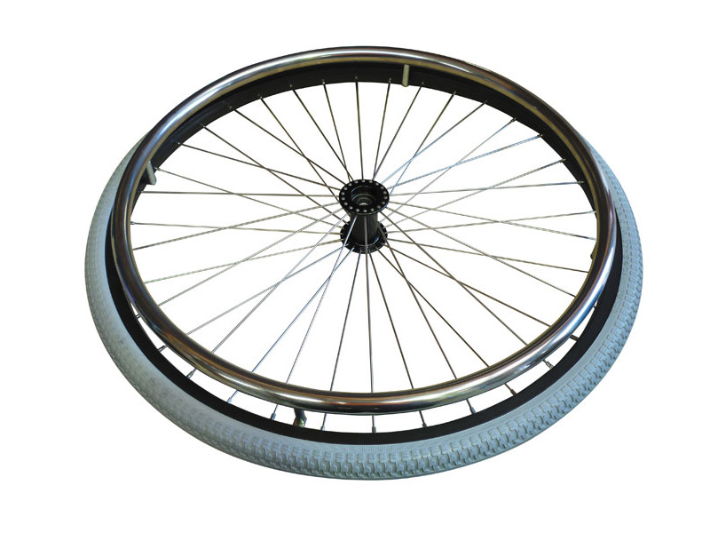 Glide Wheel: Smooth Mobility, 24in. Black