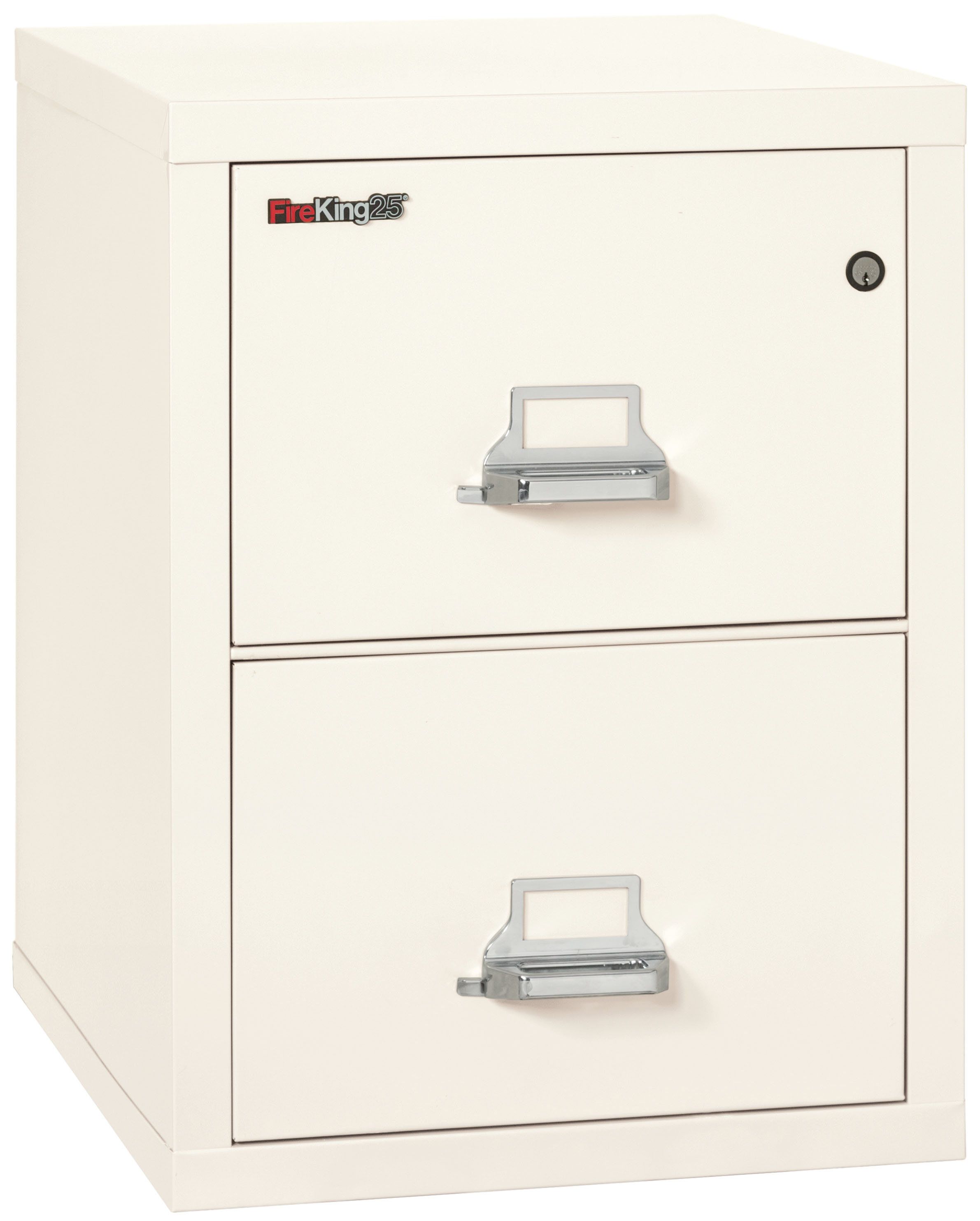 FireKing 1 Hour Fire Resistant File Cabinet - 2 Drawer Letter 25" depth