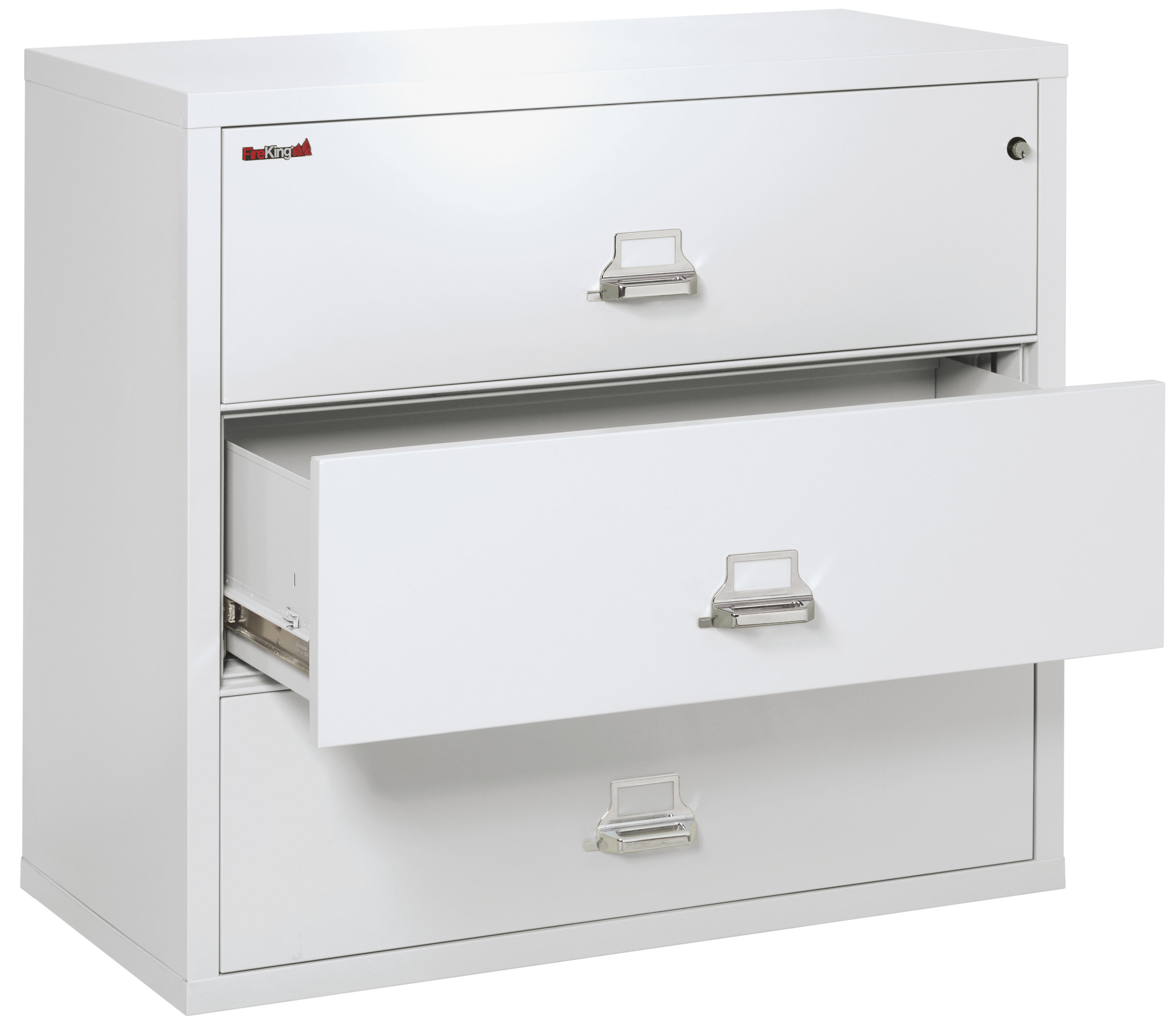 FireKing Fire Resistant File Cabinet - 3 Drawer Lateral 44" wide
