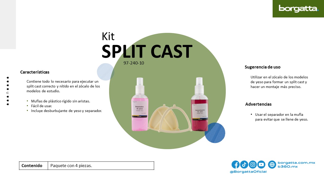 Splint cast former "kit pequeño"